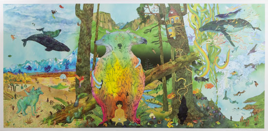 Signed poster by Kozyndan: An Ode to California